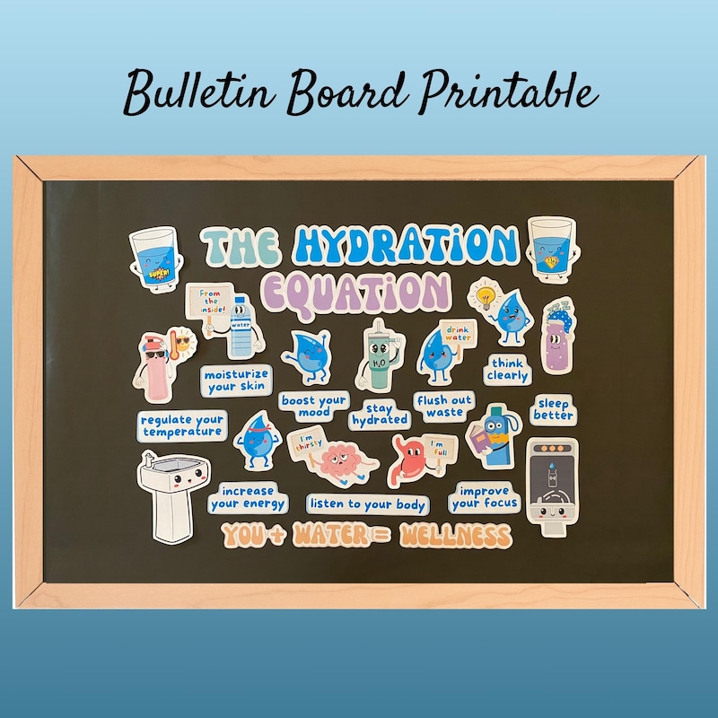 Wellness Bulletin Board Ideas - Etsy