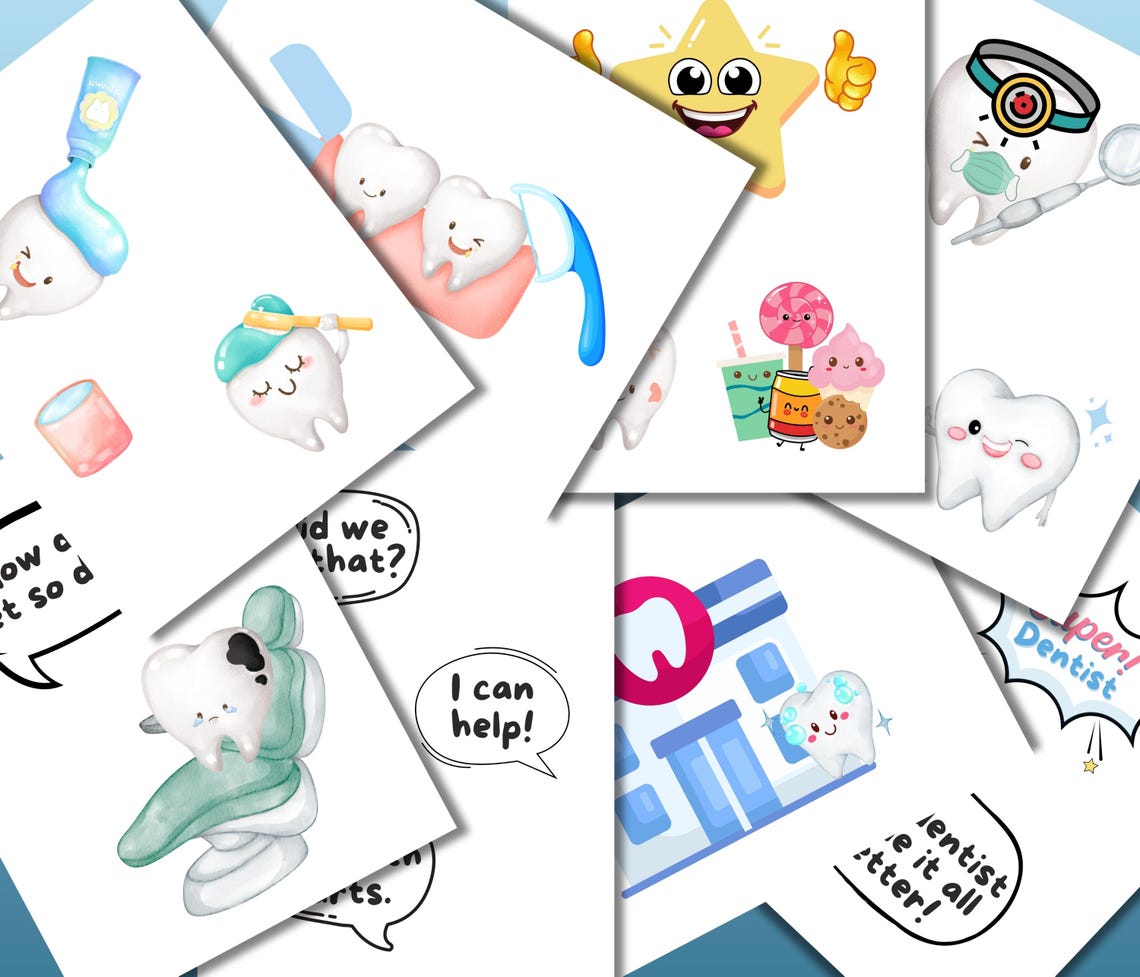Dental Hygiene Bulletin Board Kit: Healthy Habits Oral Hygiene Decor ...