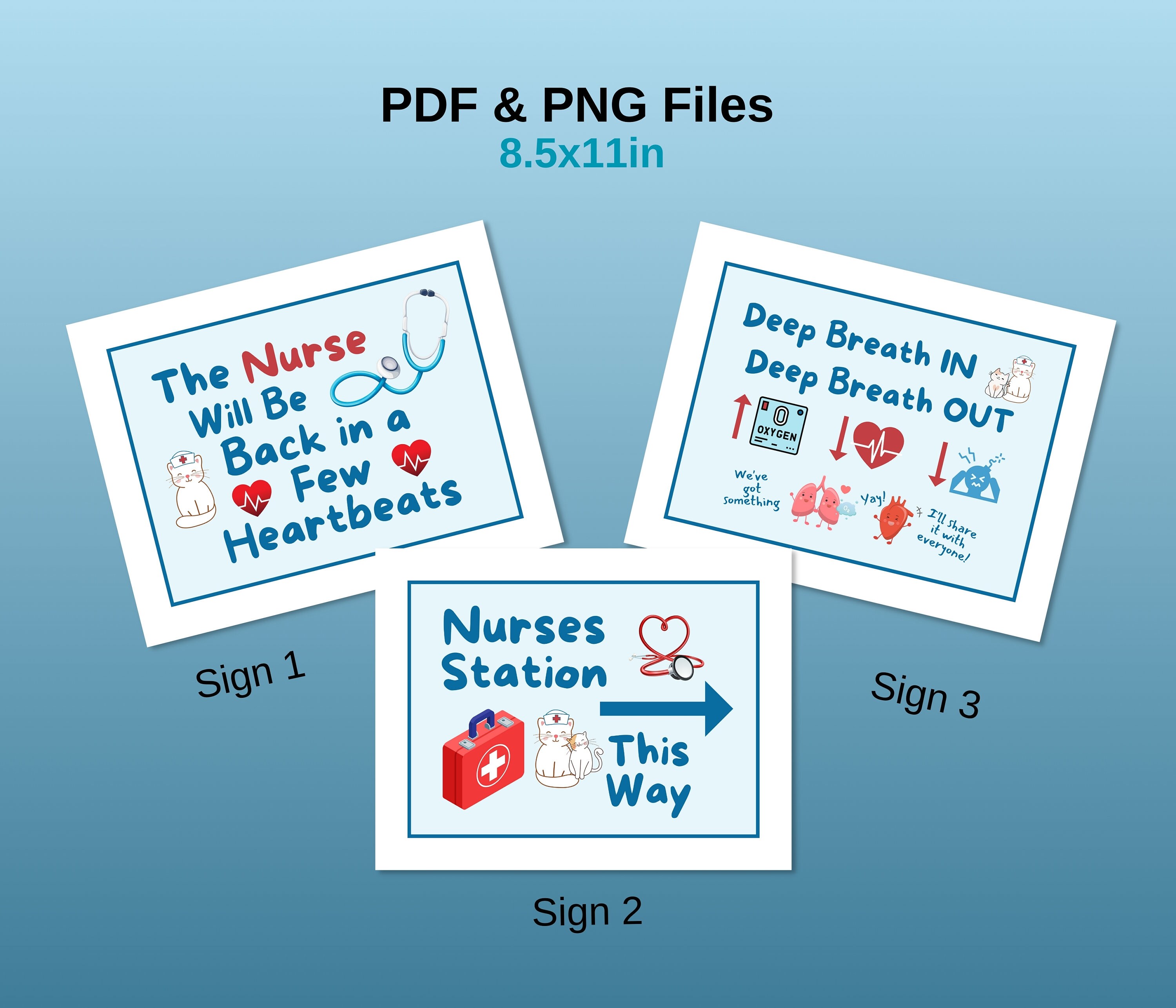 School Nurse Office Signs Bundle, School Nurse Door Sign, School Nurse ...