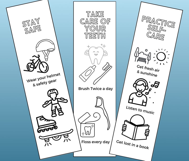 School Nurse Printable Bookmark, School Nurse Coloring Sheet, Printable ...