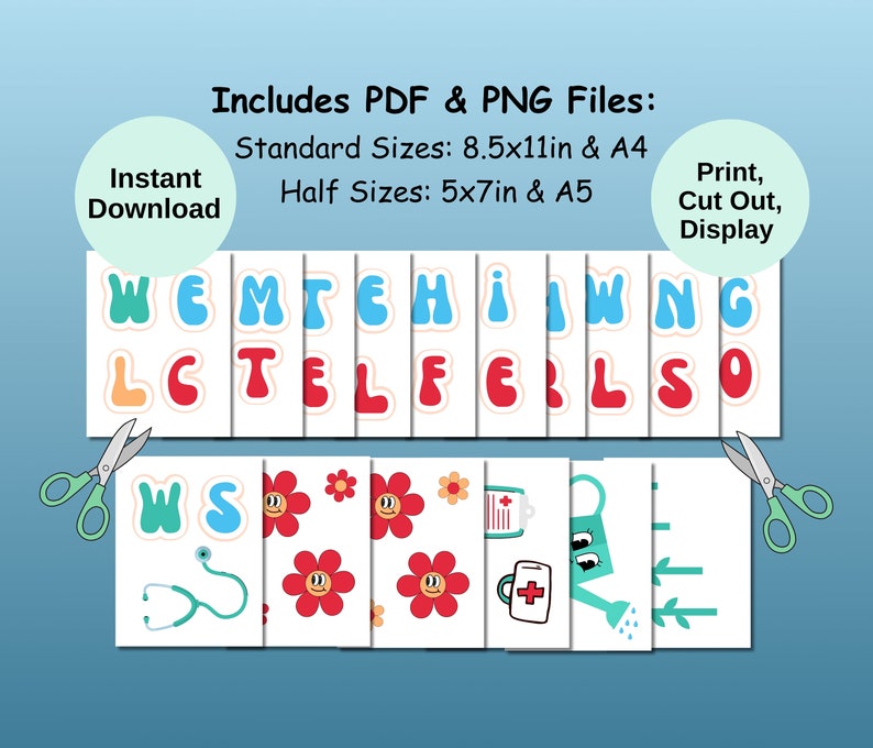 Health Office Bulletin Board Kit, School Nurse Bulletin Board Set ...