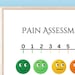Digital Pain Scale, Printable Pain Assessment Scale, School Nurse Pain ...