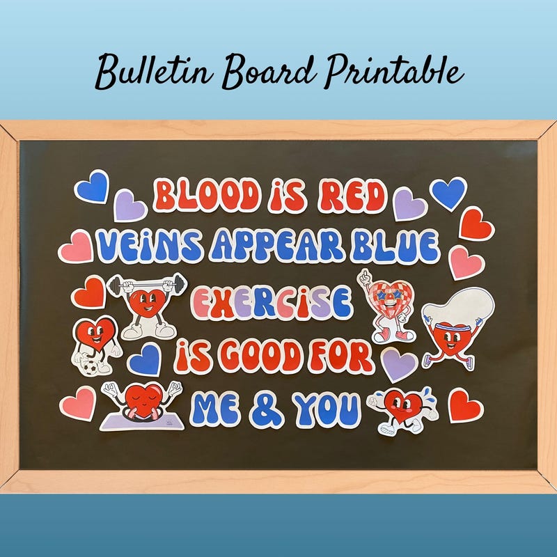 Heart Healthy Bulletin Boards - Etsy