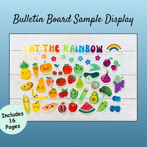 Healthy Eating Bulletin Board Kit: Nutrition Nurse & Classroom Decor ...