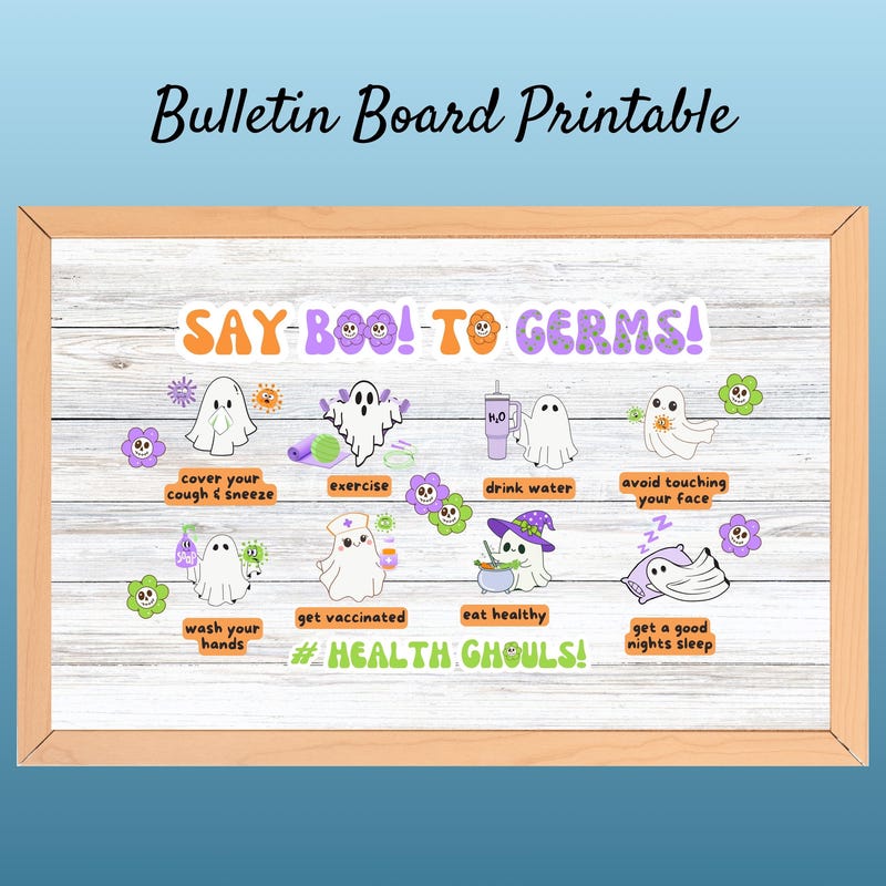 Flu Bulletin Board - Etsy