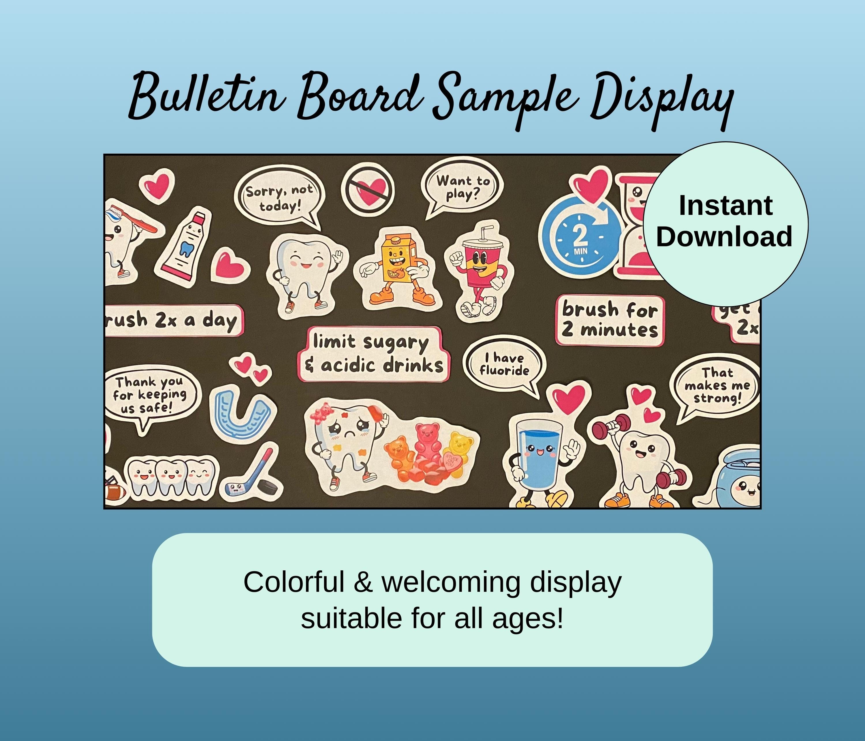 Love Your Teeth Bulletin Board: Dental Health Month | School Nurse ...