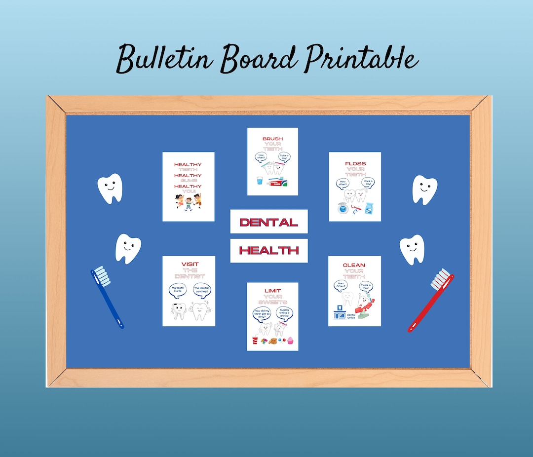 Bulletin Board Kit School Nurse, Bulletin Board Set, Dental Awareness ...