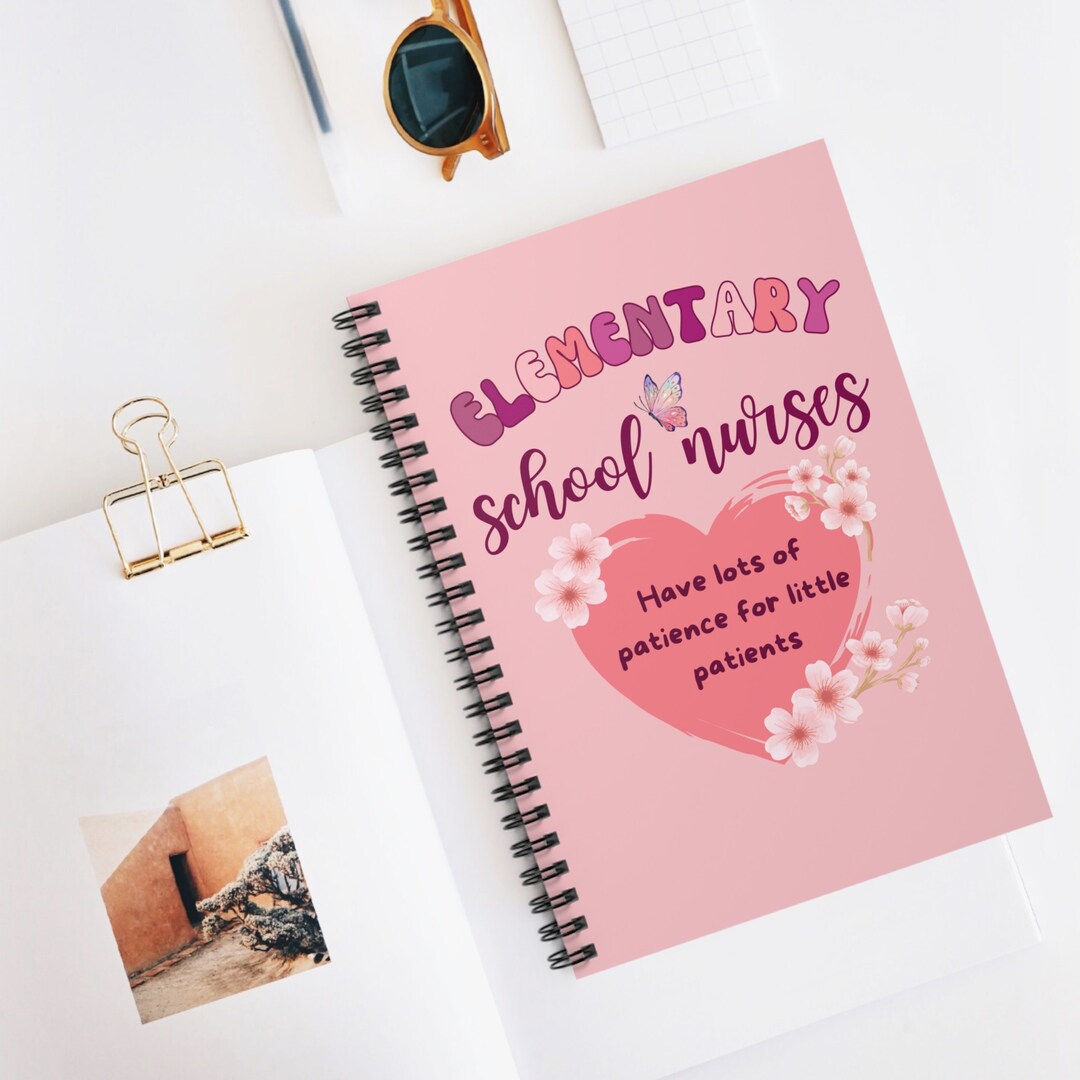Elementary School Nurse Notebook: Appreciation Gift, Ruled Pages - Etsy