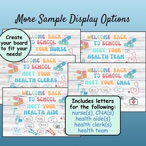 Meet the Nurse Bulletin Board Kit: Pastel School Decor (PDF Printable ...