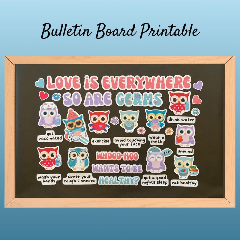Flu Bulletin Board - Etsy