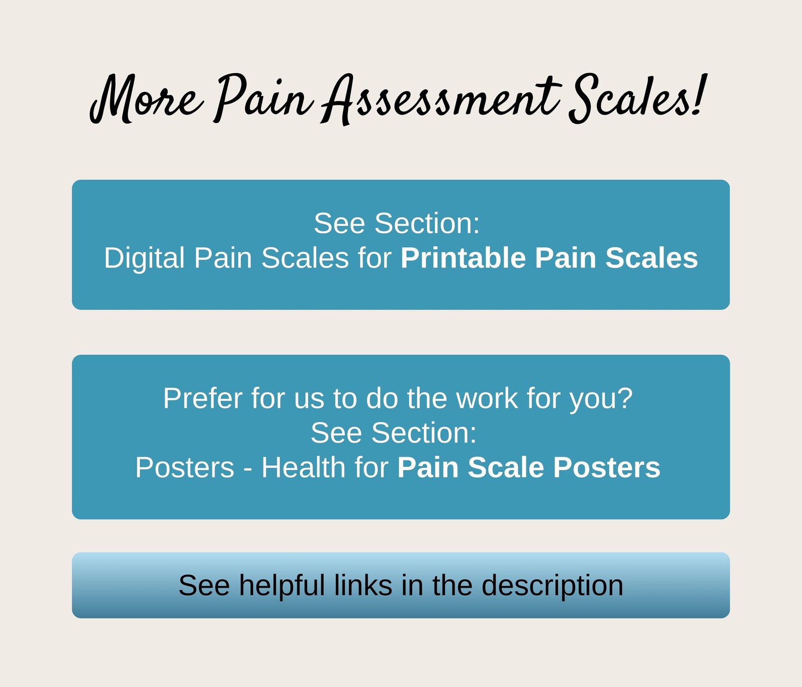 Cute Bunny Pain Scale Poster, Pain Assessment Scale, School Nurse Pain ...