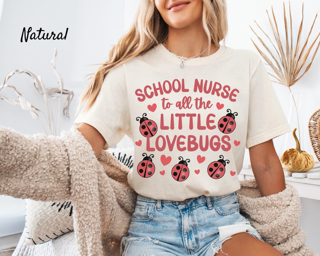 Elementary School Nurse Shirt - Little Lovebugs | Valentine's Day RN T ...