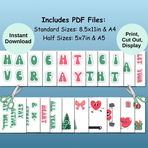 Christmas Heart Health Bulletin Board Kit, Wellness Clinic Set ...