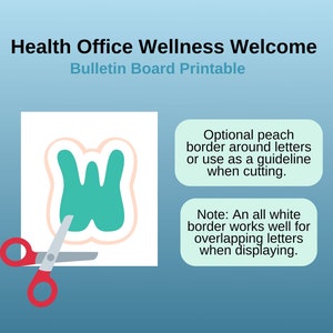 Health Office Bulletin Board Kit, School Nurse Bulletin Board Set ...