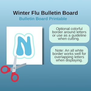 Winter Flu Bulletin Board Kit, School Nurse Bulletin Board Set ...