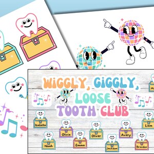School Nurse Bulletin Board Kit: Lost Tooth Club Decor (PDF Printable ...