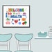 Health Office Welcome Sign, Cute Clinic Decor, Health Class Poster ...