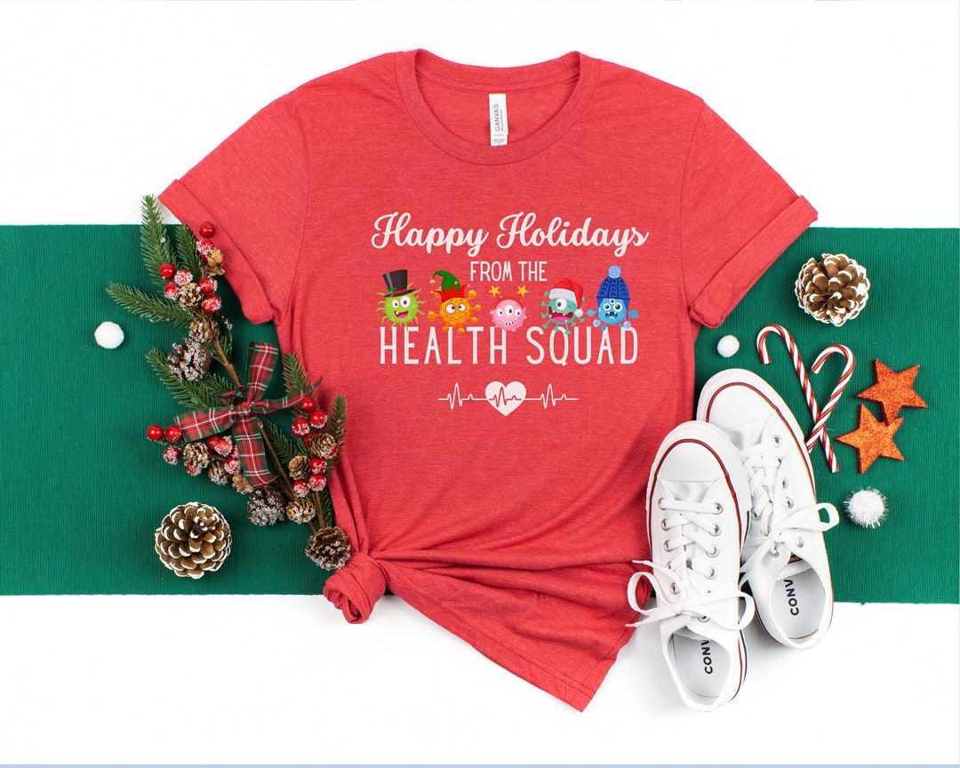 Health Squad Holiday Shirt: Christmas Medical Team Germ Tee - Etsy