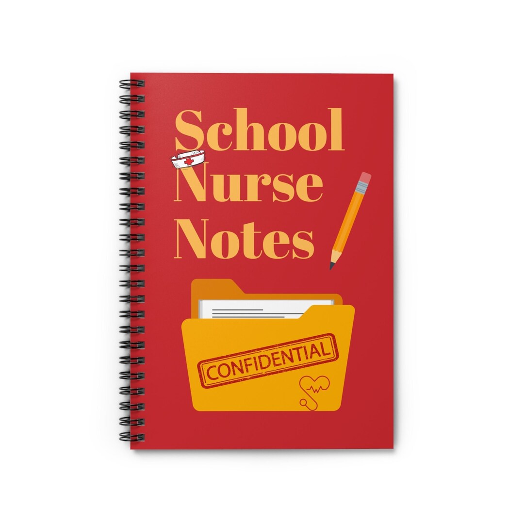 School Nurse Notebook, School Nurse Journal, Back to School Nurse ...