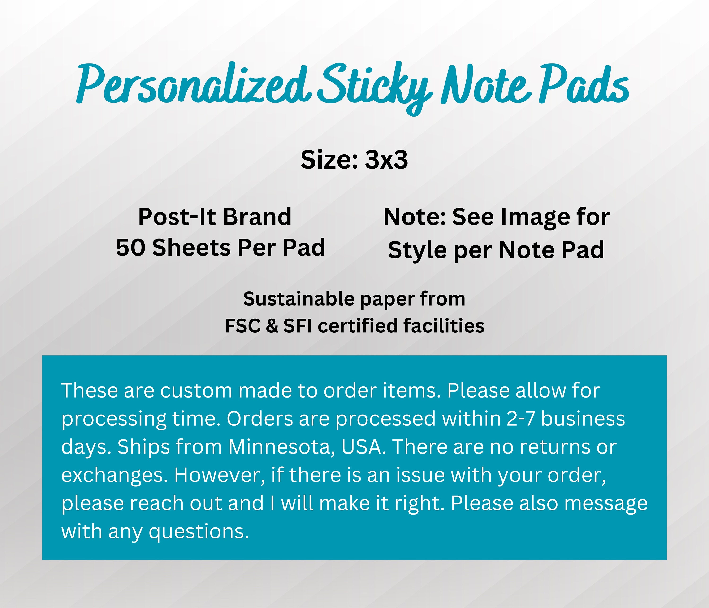 Personalized Nurse Sticky Notes, Custom Nurse Note Pad With Name, Gift ...