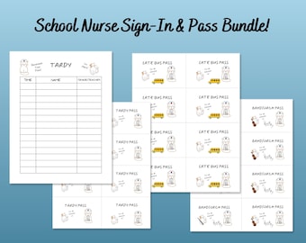 HEALTH OFFICE LOG, School Nurse Sign-in Sheet - Etsy