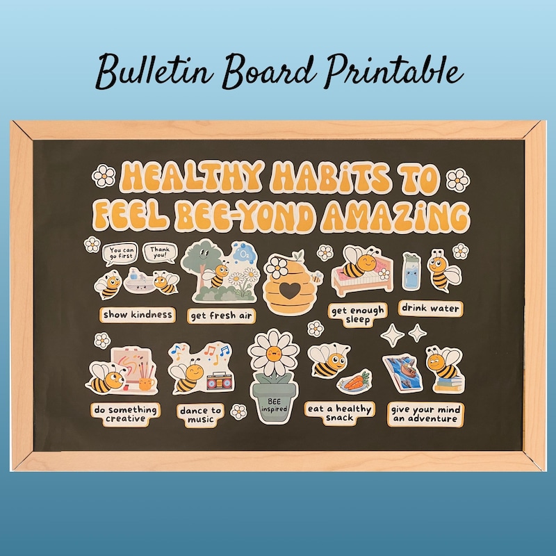 Bee Bulletin Board - Etsy