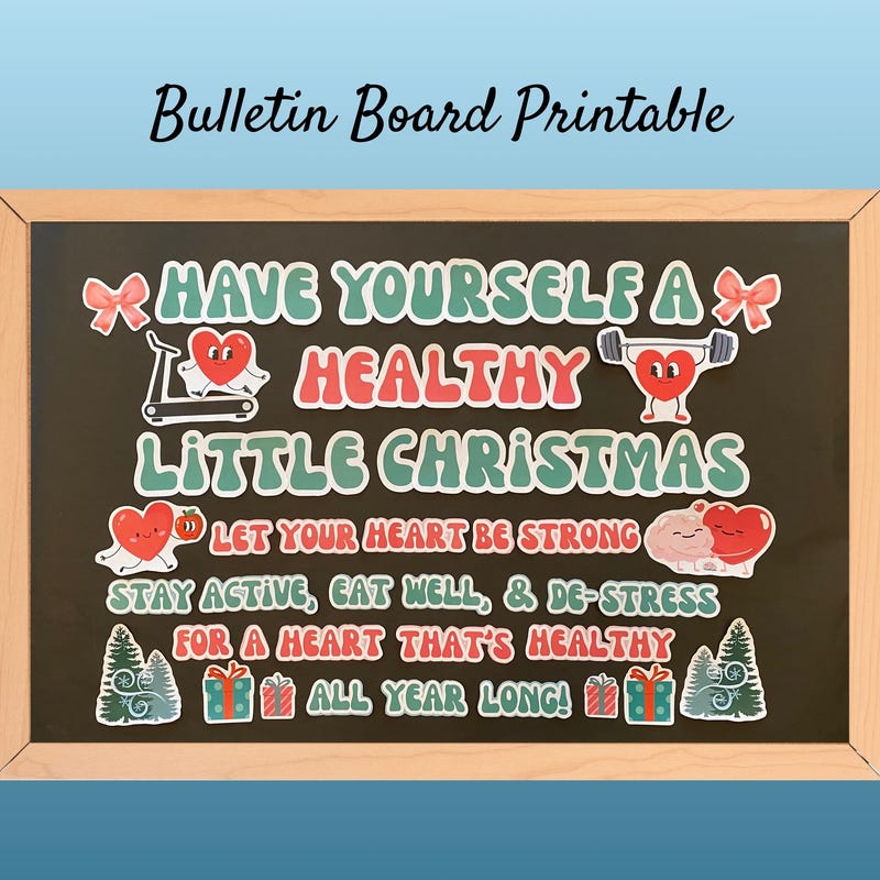 Heart Healthy Bulletin Boards - Etsy