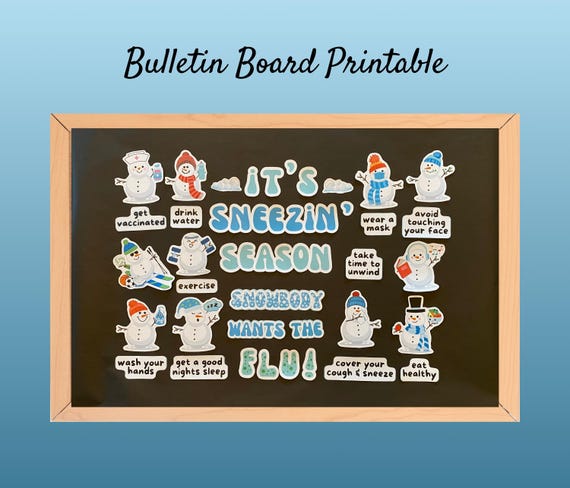 Nurses Office Bulletin Board Ideas Nurse Bulletin Board Etsy