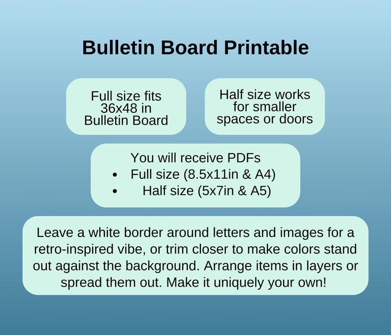 Hydration Bulletin Board Kit: School Nurse Office Decor - Drink Water ...