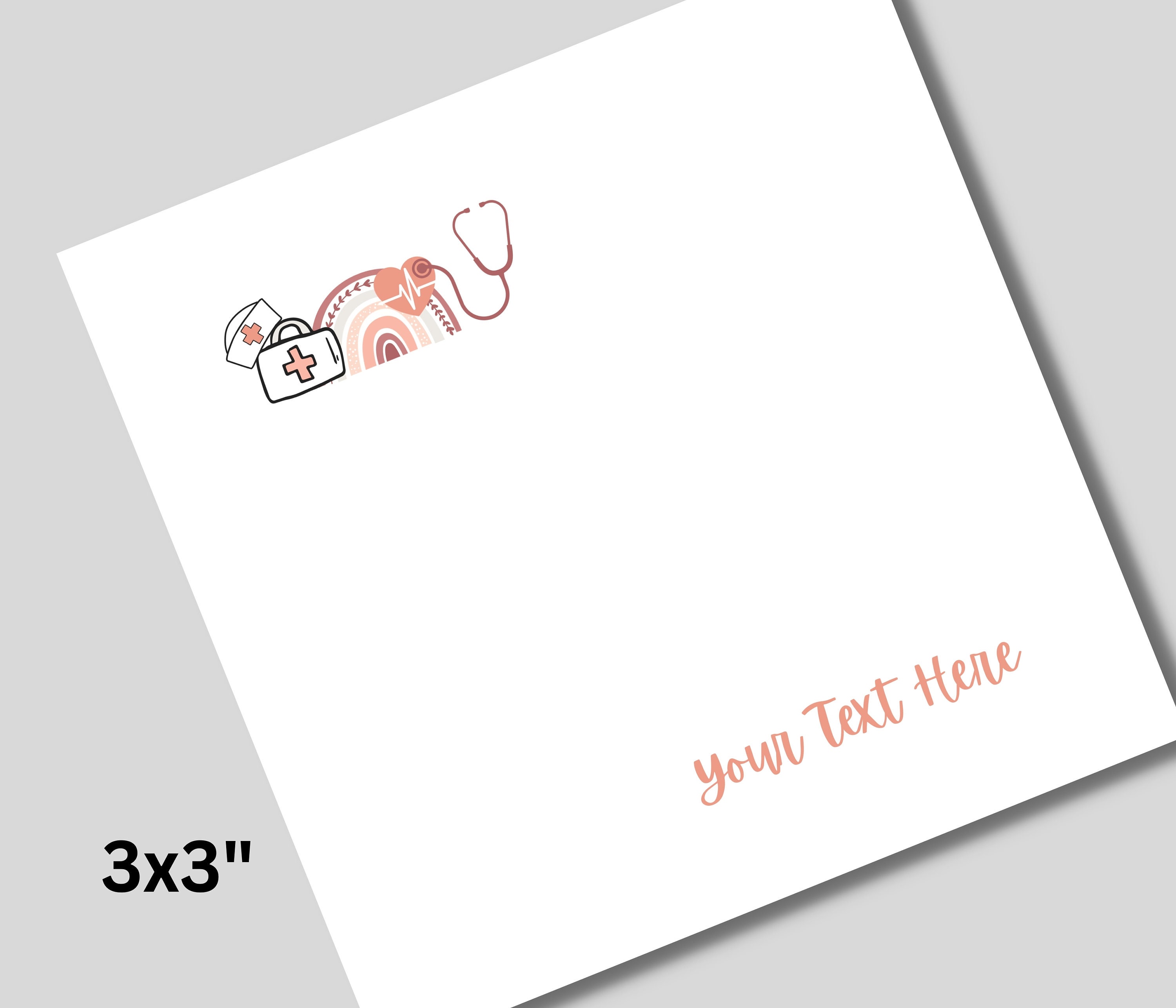 Personalized Nurse Sticky Notes, Custom Nurse Note Pad With Name, Gift ...