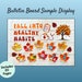 Healthy Habits Fall Bulletin Board Kit, Elementary School Nurse Office ...