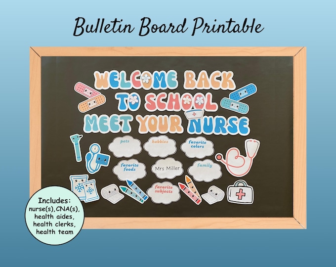 School Nurse Bulletin Board/ B Guide When to See the Nurse/ School ...