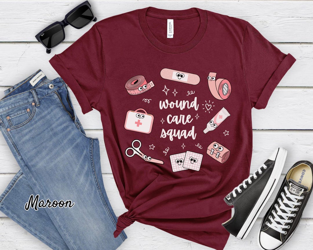 Wound Care Squad Nurse Shirt | Cute Medical Team Tee | Nursing Gift - Etsy
