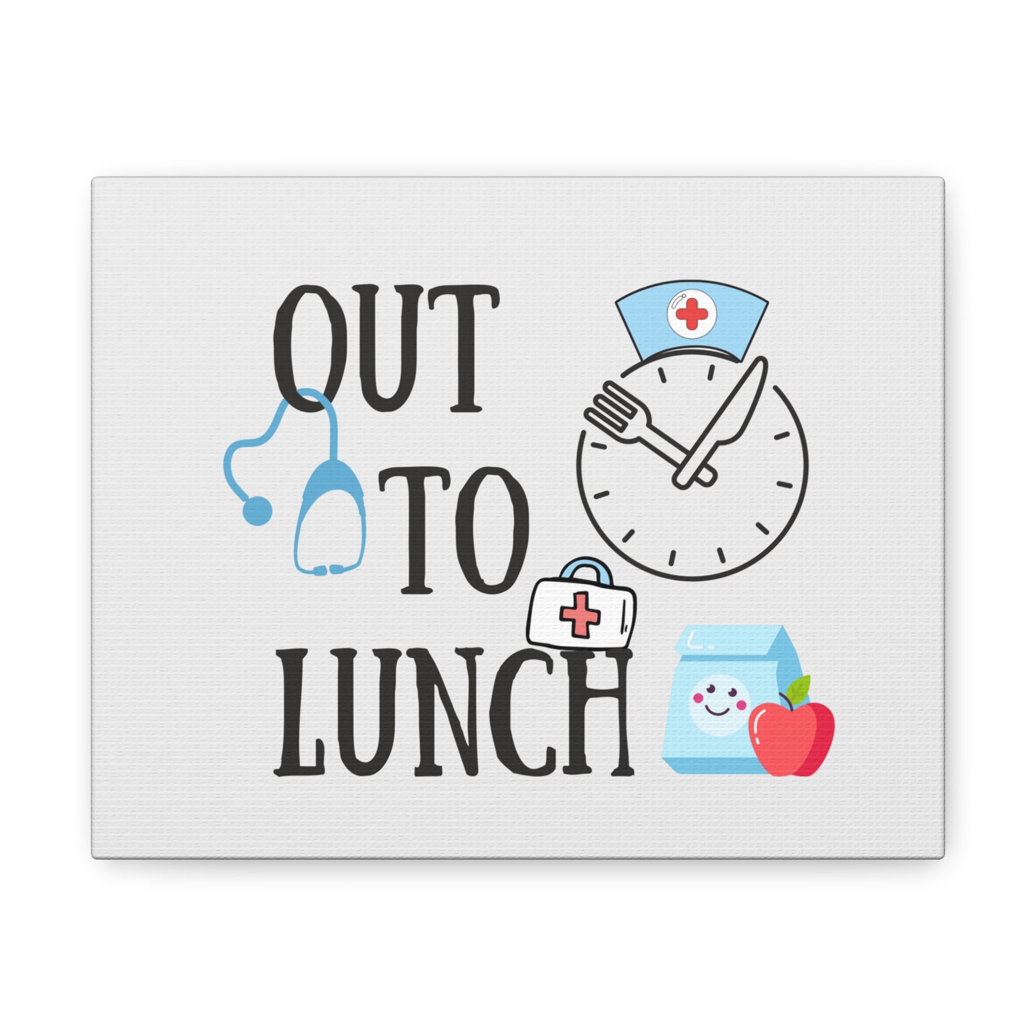 School Nurse Out to Lunch Sign, Where is the Nurse Wall Decor, Gift for ...