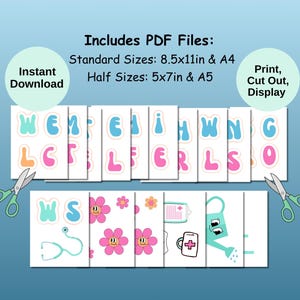Pastel Health Office Bulletin Board Decor: Wellness Grows Printable ...