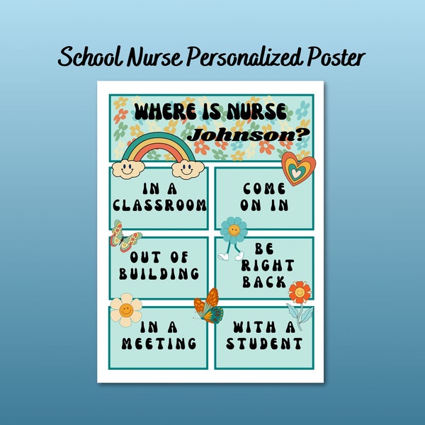 School Nurse Posters - Etsy