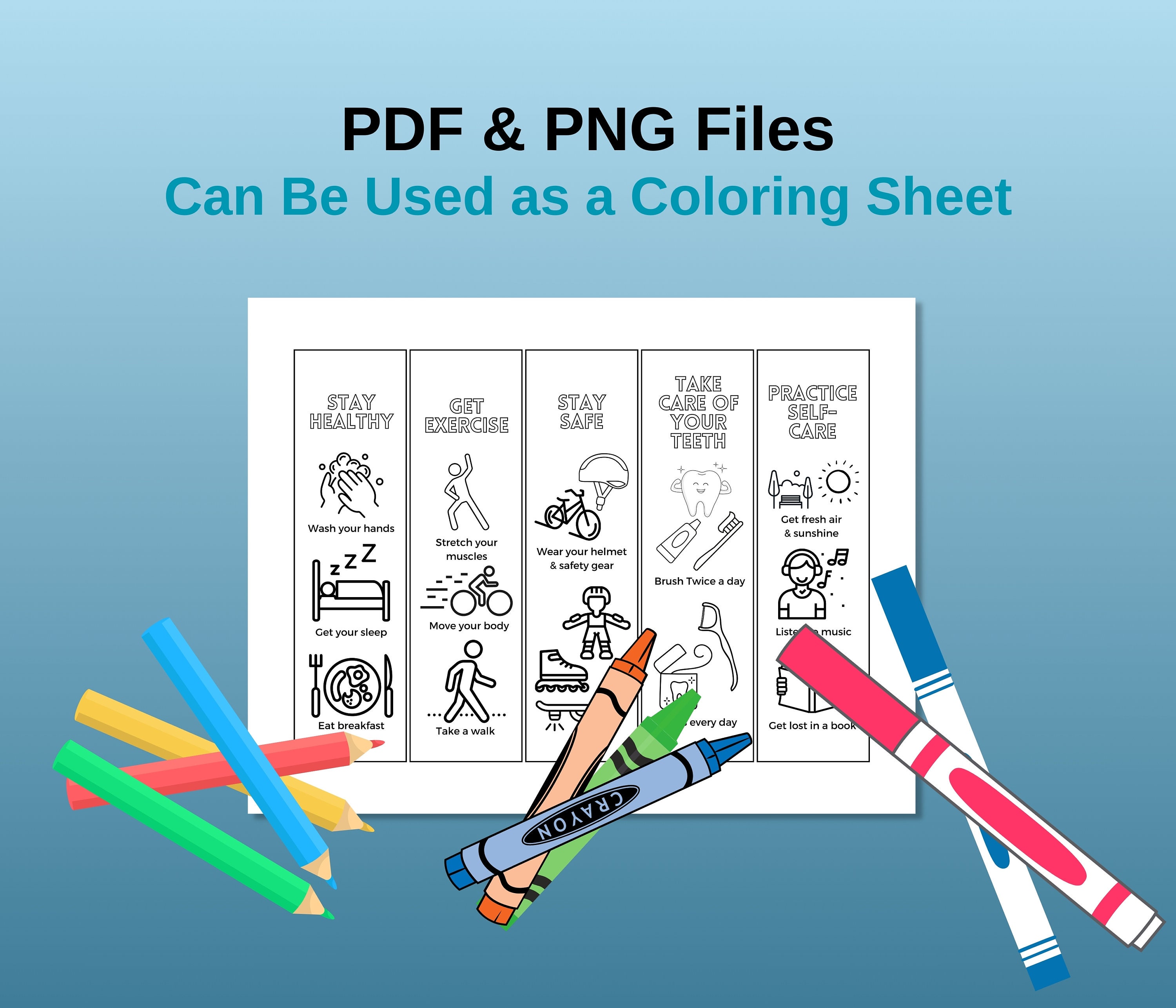 School Nurse Printable Bookmark, School Nurse Coloring Sheet, Printable ...