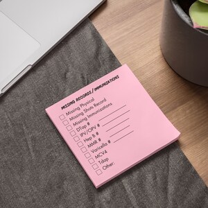 School Nurse Post-it®, School Nurse Sticky Notes, Stylish School Nurse ...