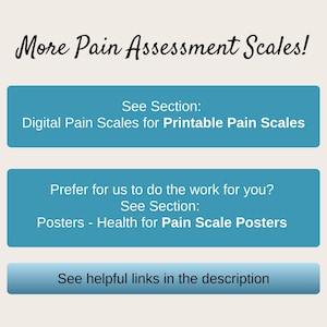 Digital Pain Scale, Printable Pain Assessment Scale, School Nurse Pain ...
