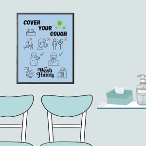 Health Office Printable Poster, Health Clinic Decor, Health Office Art ...