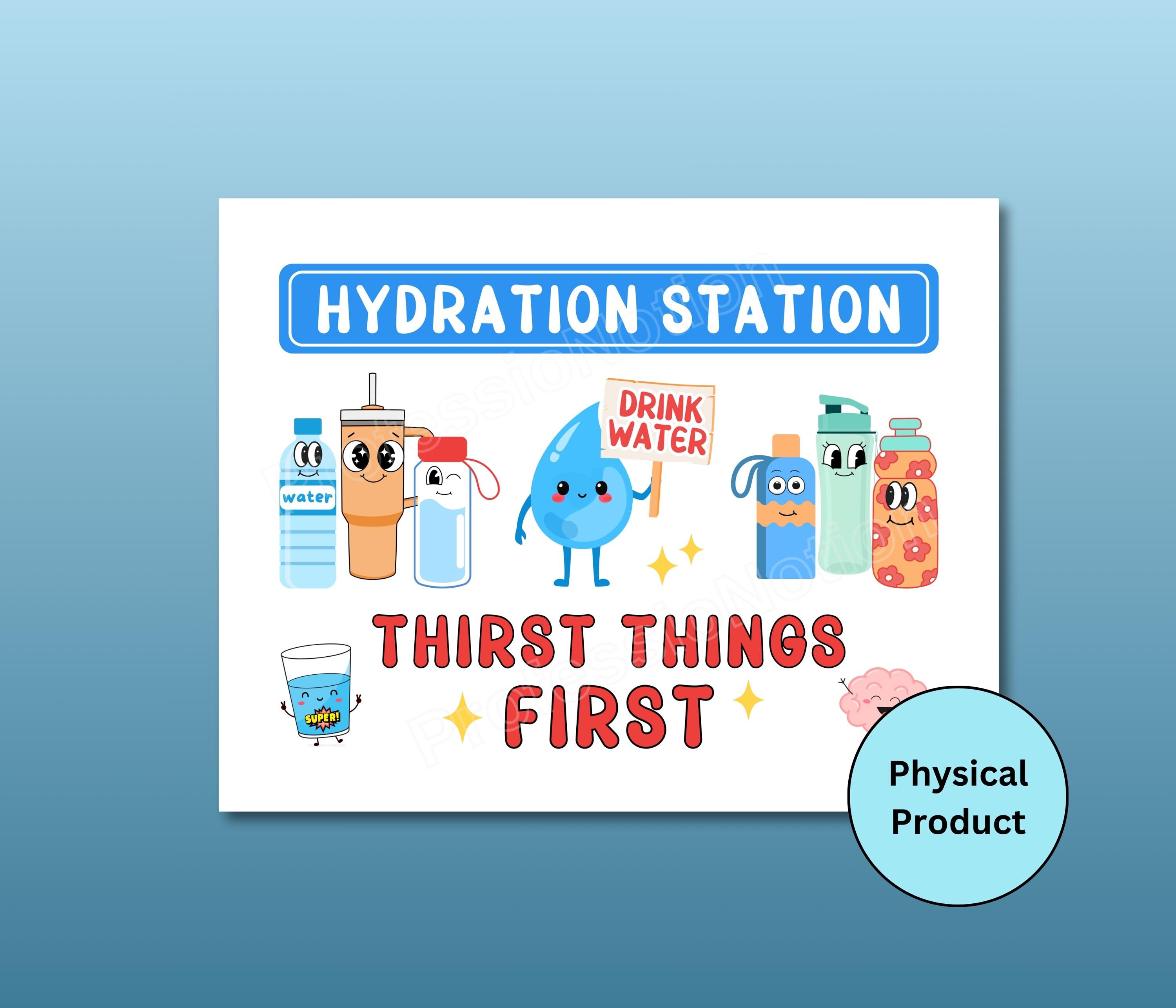 Classroom Hydration Station Poster: Teacher Wall Art, Student Decor - Etsy