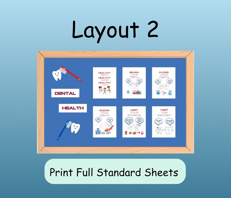 Bulletin Board Kit School Nurse, Bulletin Board Set, Dental Awareness ...