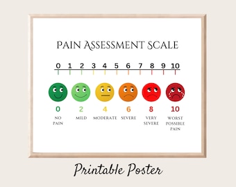 Pain Scale - Etsy