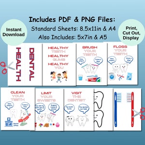 Bulletin Board Kit School Nurse, Bulletin Board Set, Dental Awareness ...