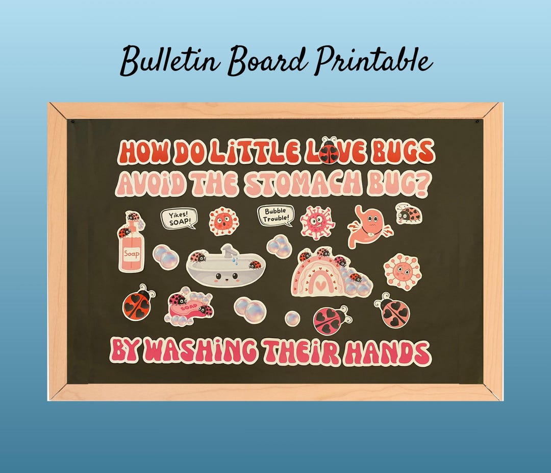 Valentine's Day Bulletin Board: Little Lovebugs | February School Nurse ...