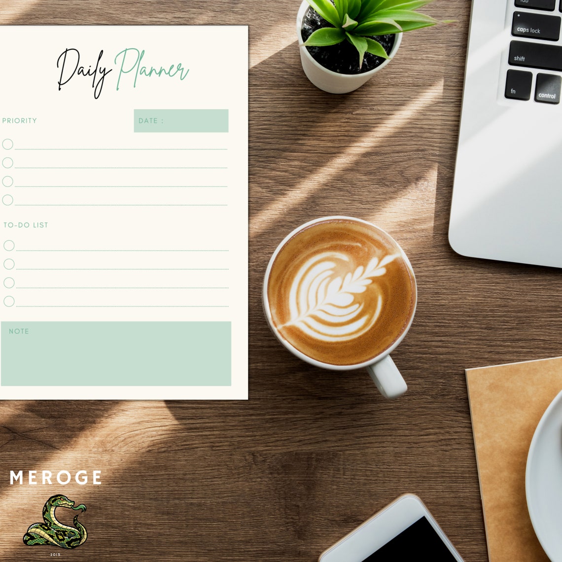 Minimalist Daily Planner, Printable Daily Planner, Printable Daily ...