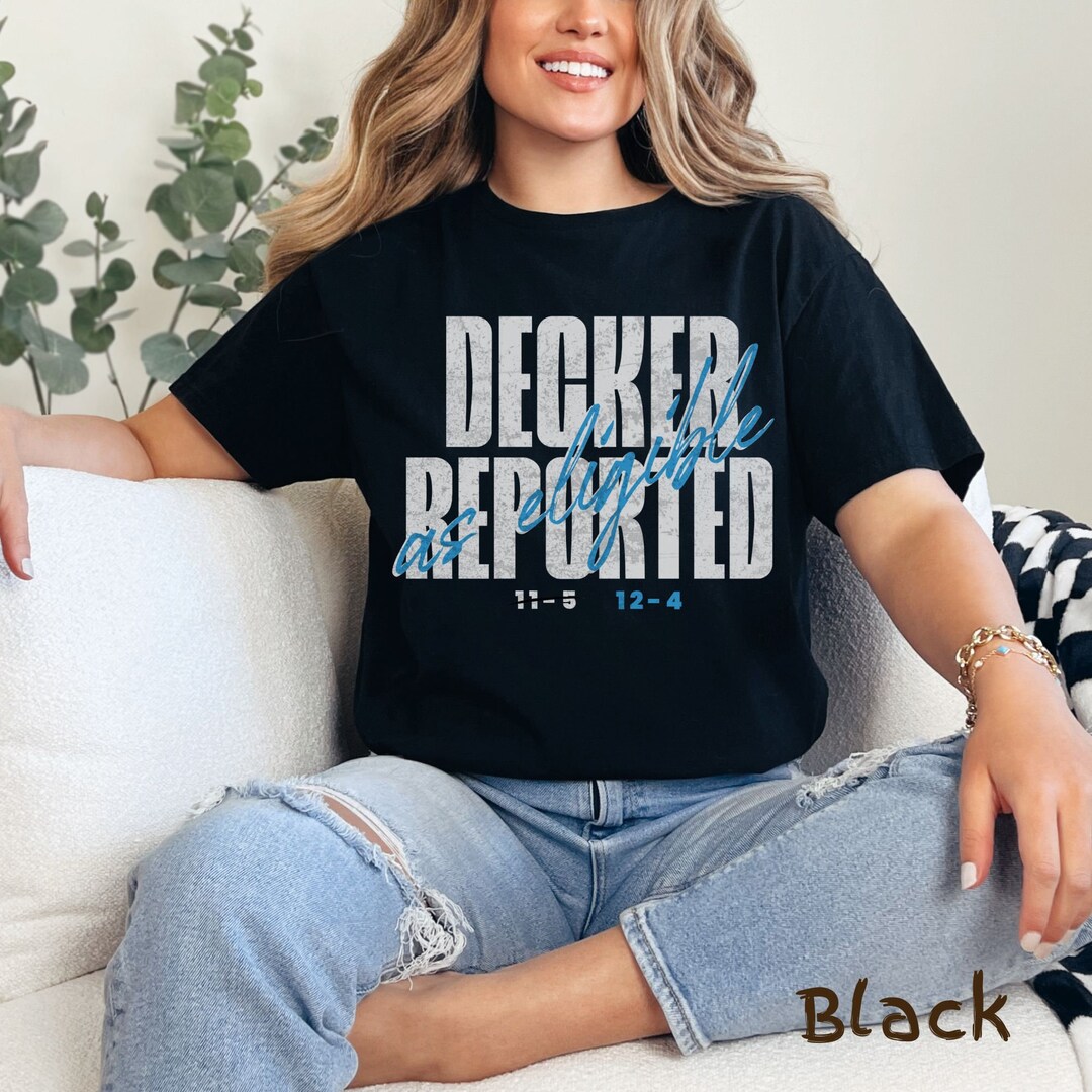 Decker Reported as Eligible Unisex T-shirt, Unisex Soft Shirt - Etsy