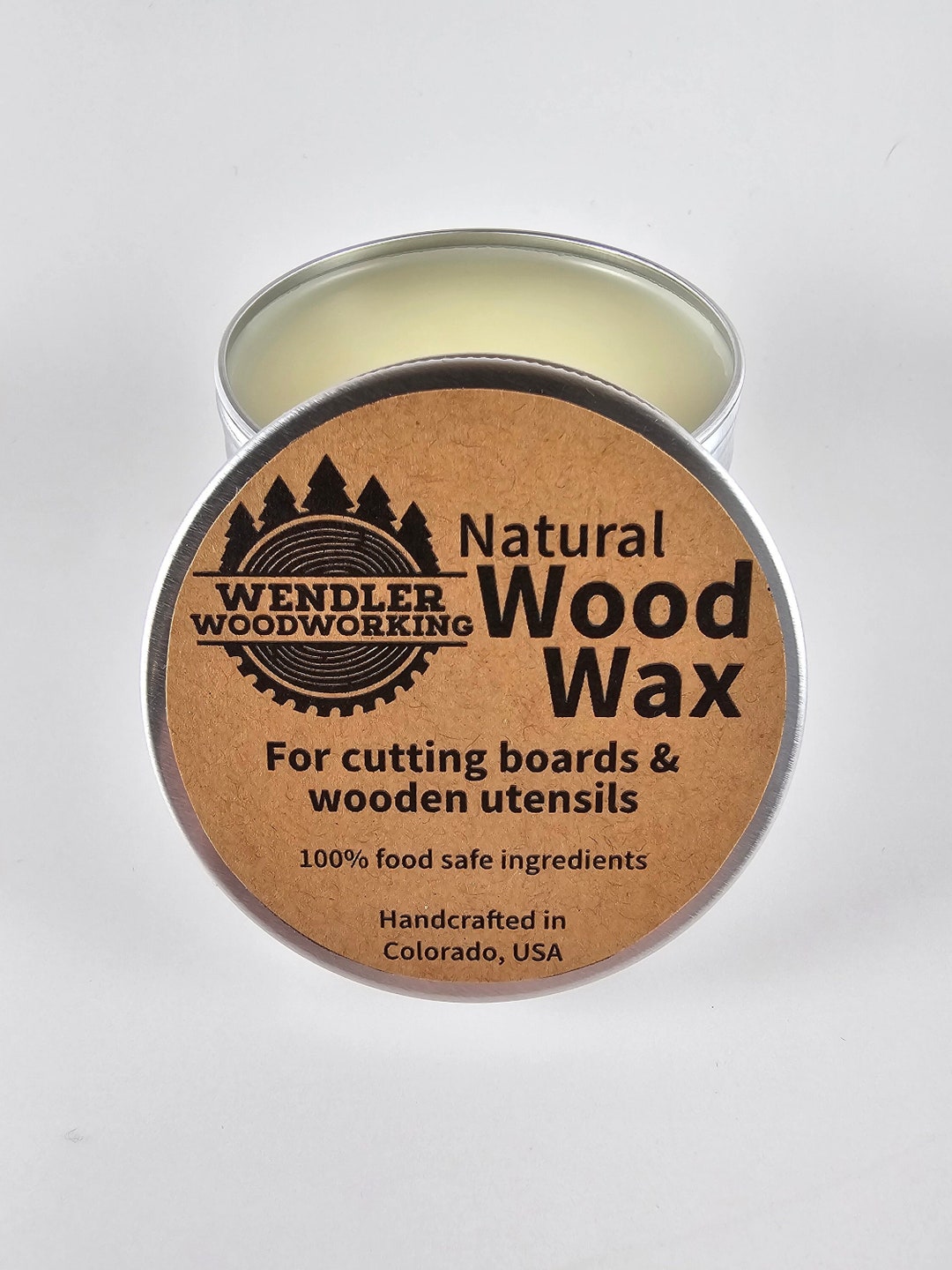 All Natural Cutting Board Wax, Butcher Block Conditioner, Board Butter ...