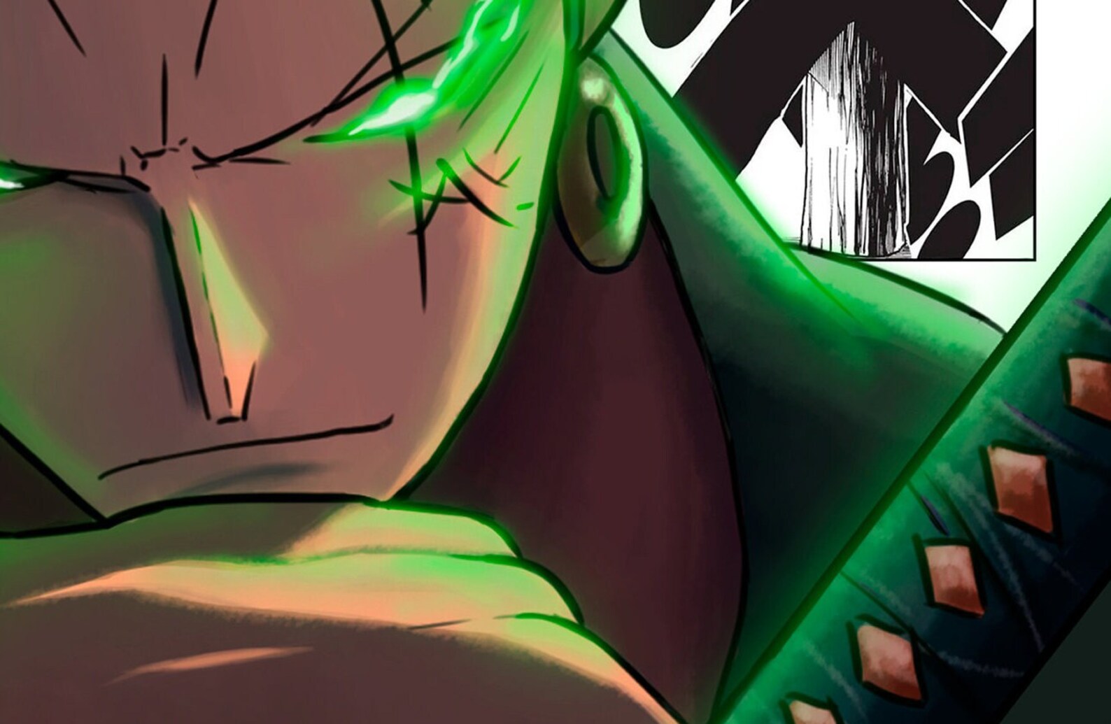 Zoro Art Print, One Piece Poster, Zoro Wall Art, One Piece Wall Art ...