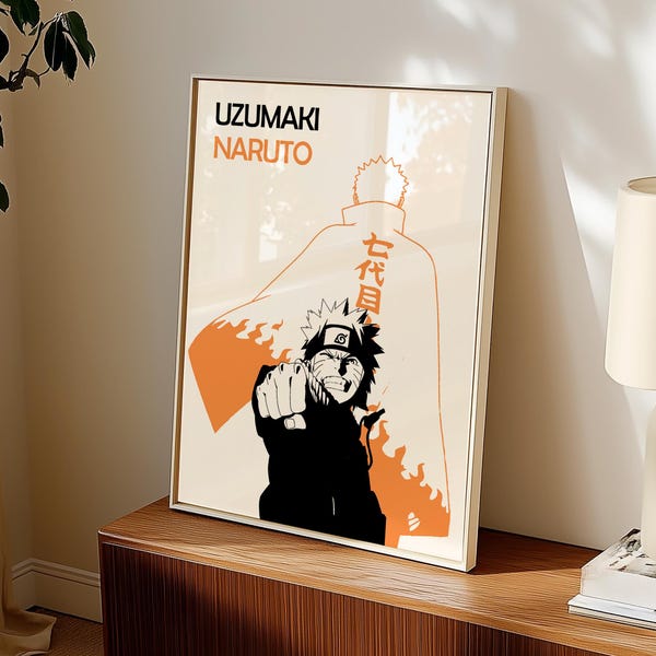 Naruto Poster - Etsy UK